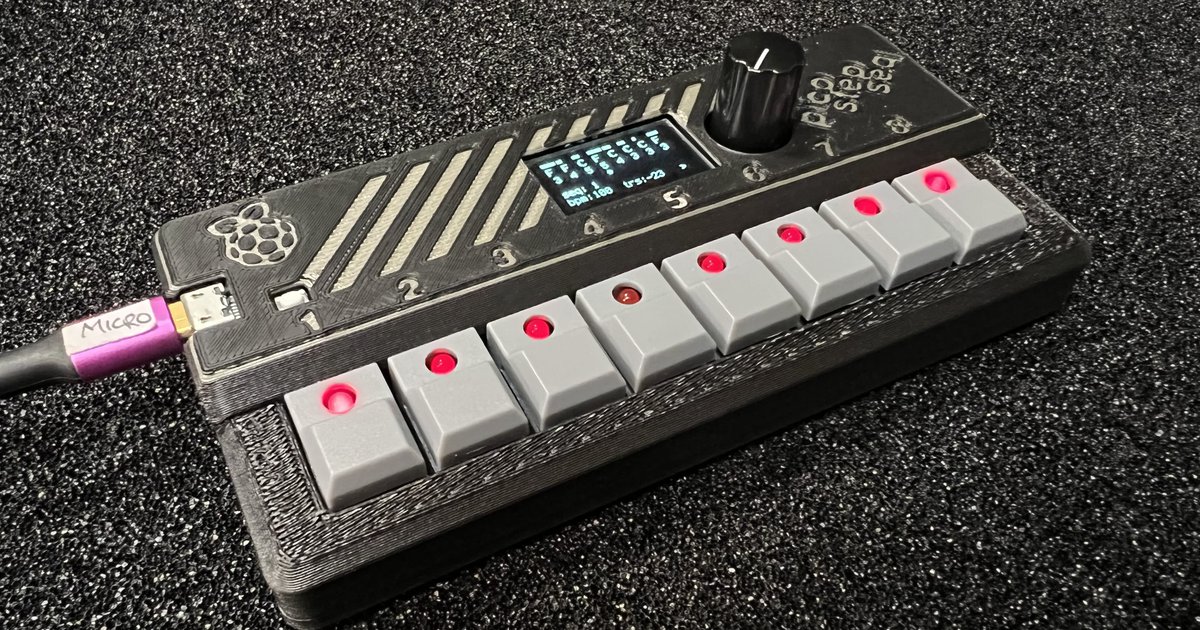 Raspberry Pi Picoをコアとした8トラックMIDIシーケンサ – inajobのいろいろレビュー