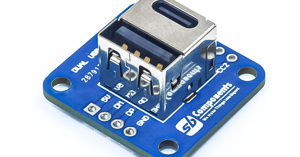 USBのType-AとType-C一体化ソケットのブレイクアウトボード – inajobのいろいろレビュー