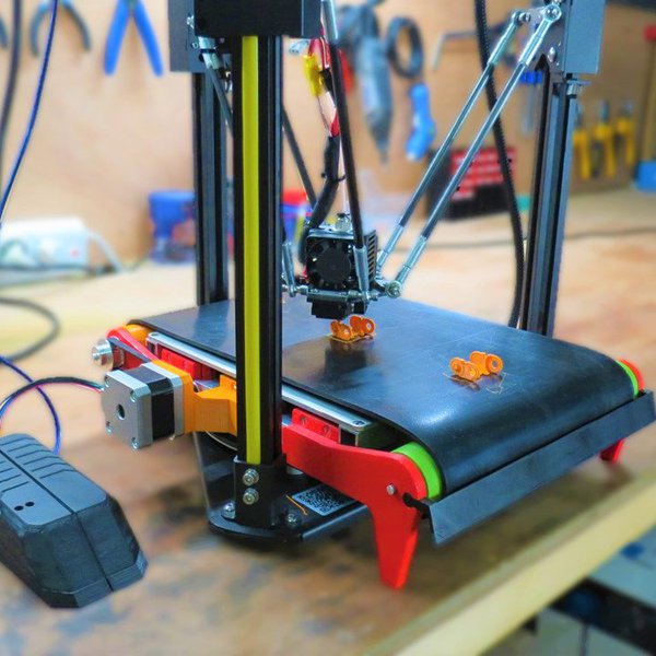 デルタ式のベルトコンベヤベッド付きの3Dプリンター – inajobのいろいろレビュー