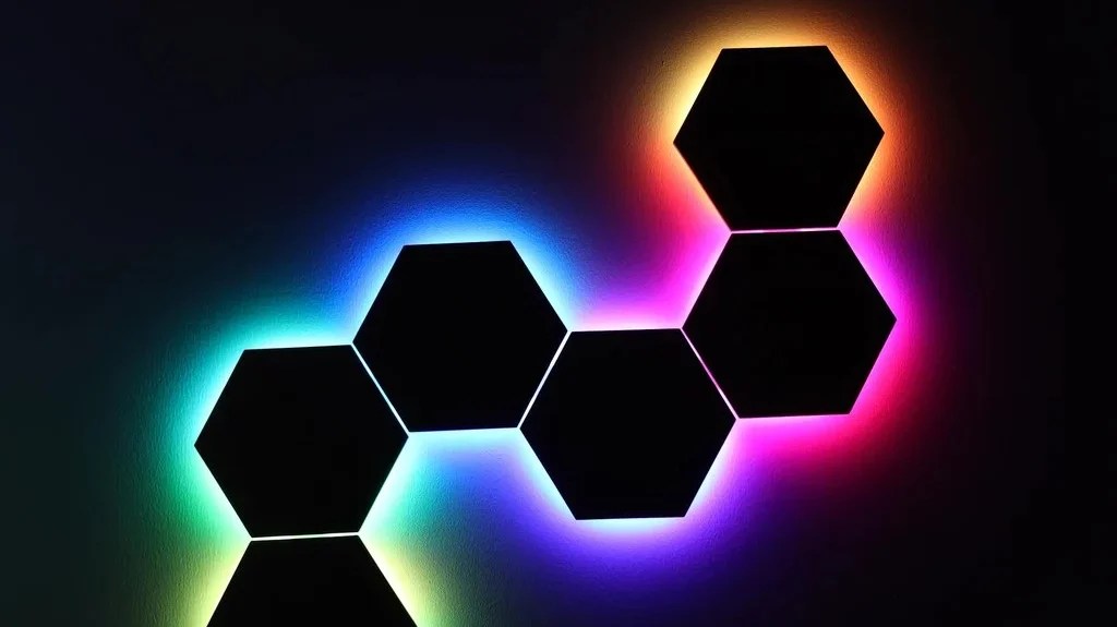 六角形のフルカラーイルミネーション – inajobのいろいろレビュー