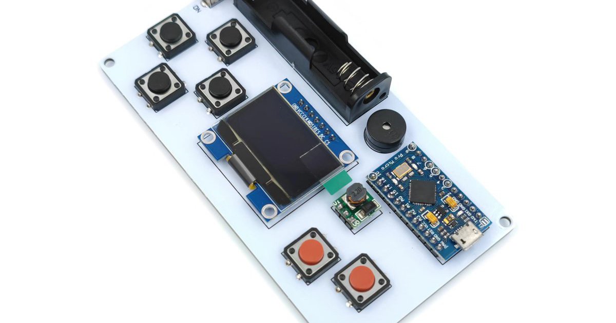 素朴なつくりのArduboyクローンキット – inajobのいろいろレビュー